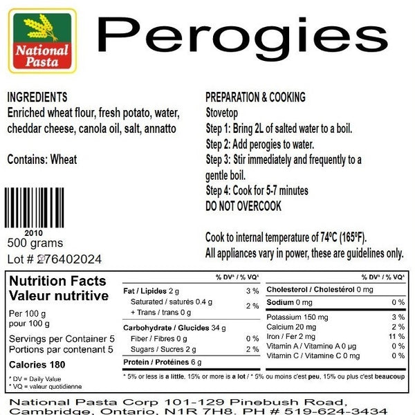 Perogies – nationalpasta